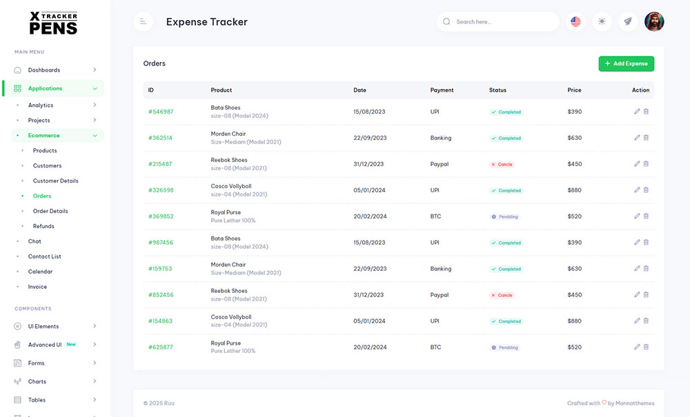 Expense Tracker | Homepage